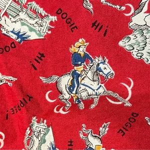 Vintage | Skirts | Vintage Western Cowboy Rodeo Skirt Ml | Poshmark